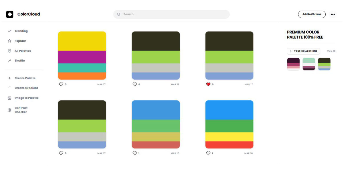 ColorCloud | Premium Color Palettes & Tools